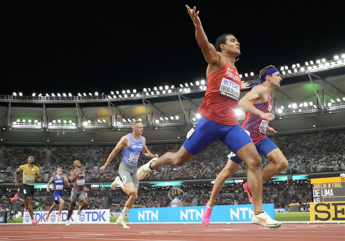 Track and field notebook: North Allegheny grad Ayden Owens-Delerme ...