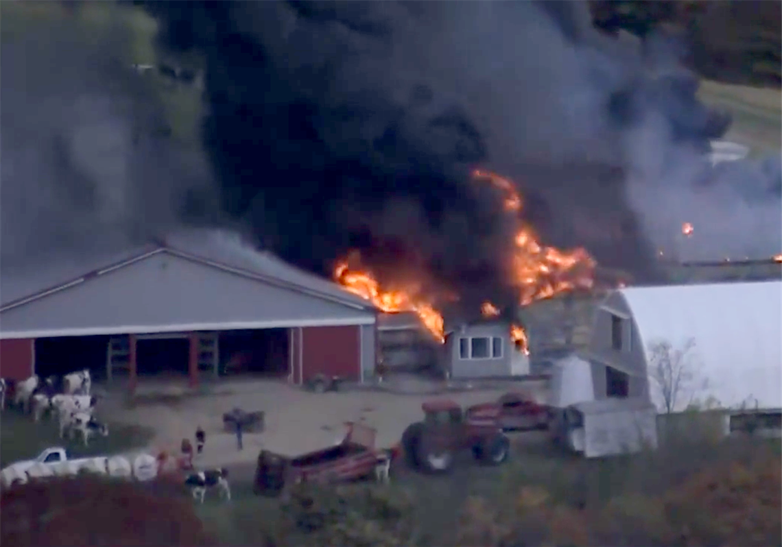 Fire tears through Beaver County's Brunton Dairy, a 7th-generation ...