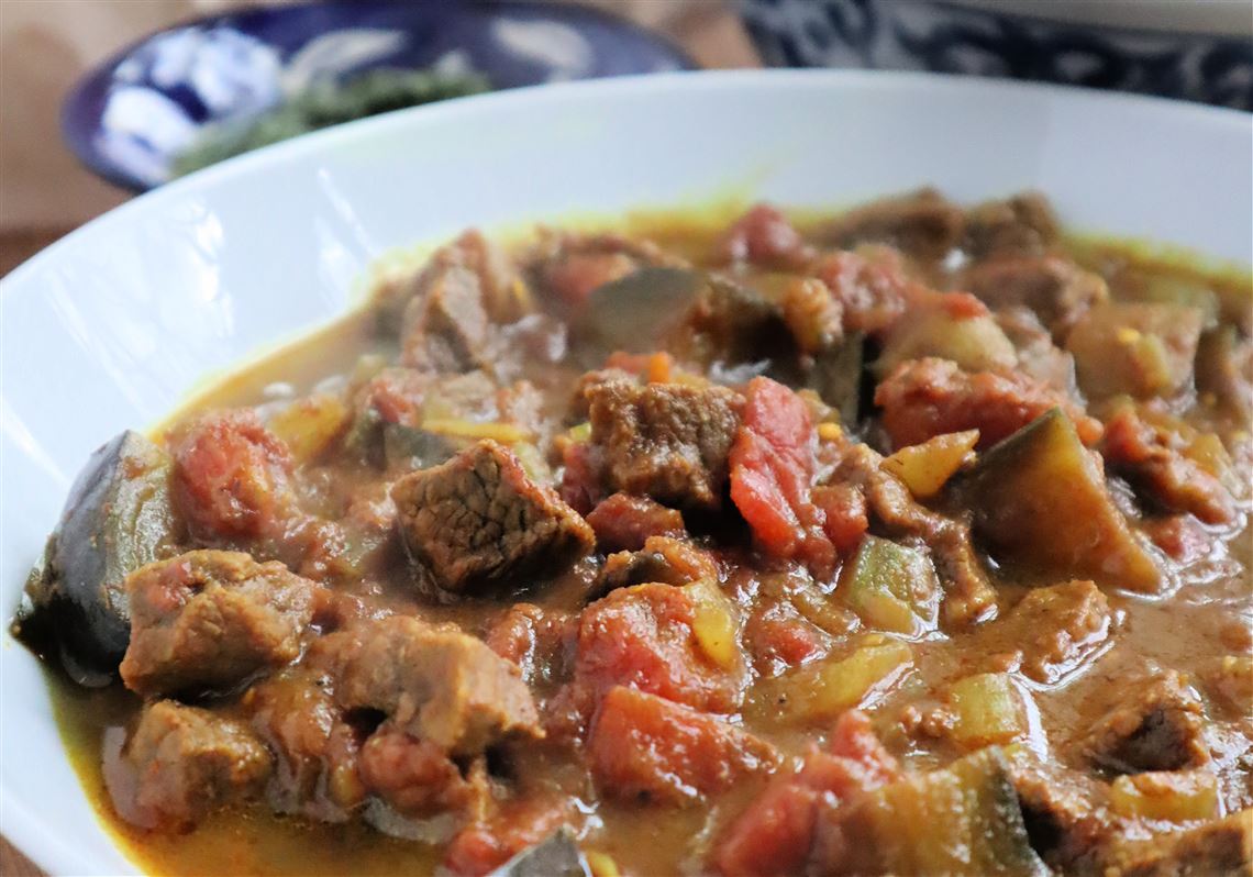 Gretchen's table: Beef and eggplant curry offers adapted Indian flair ...