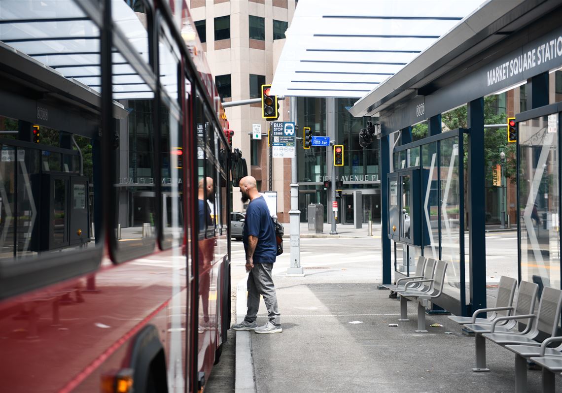Pittsburgh Regional Transit opens 5 new Downtown University Line ...