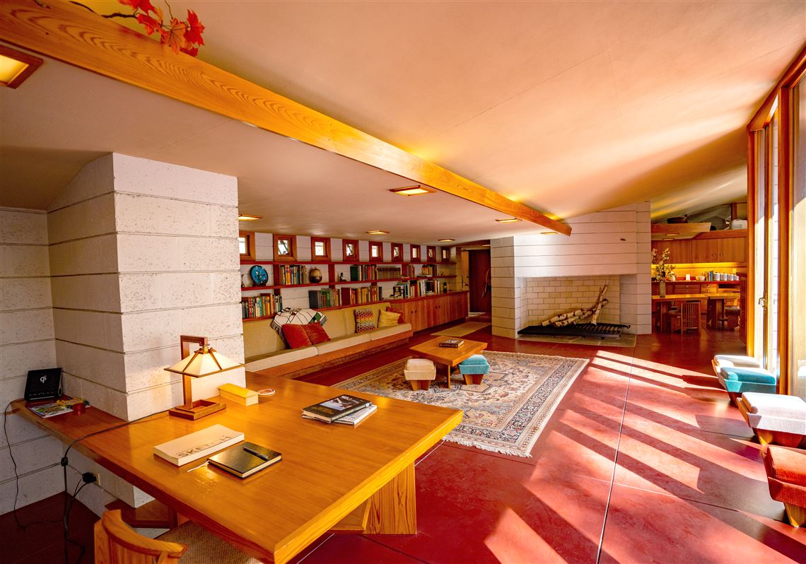 You can stay in a Frank Lloyd Wright-designed home in Polymath Park ...