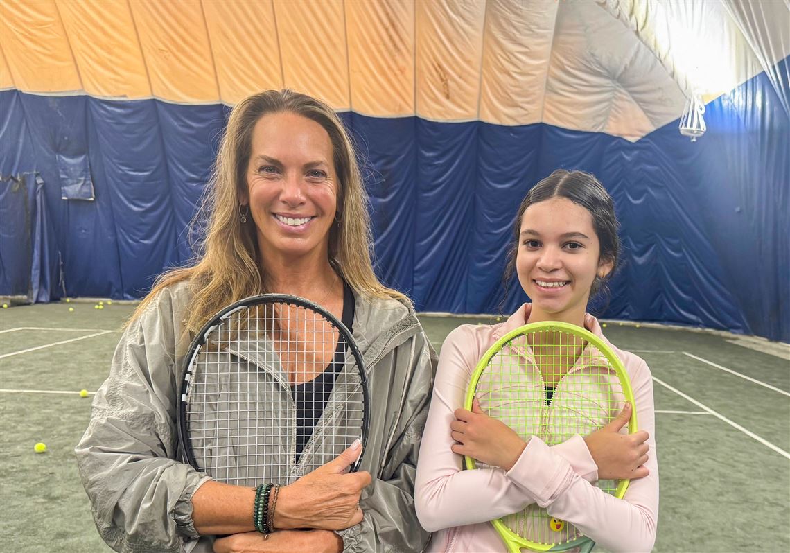 After excelling in high school, Megan Foster loves to teach tennis ...