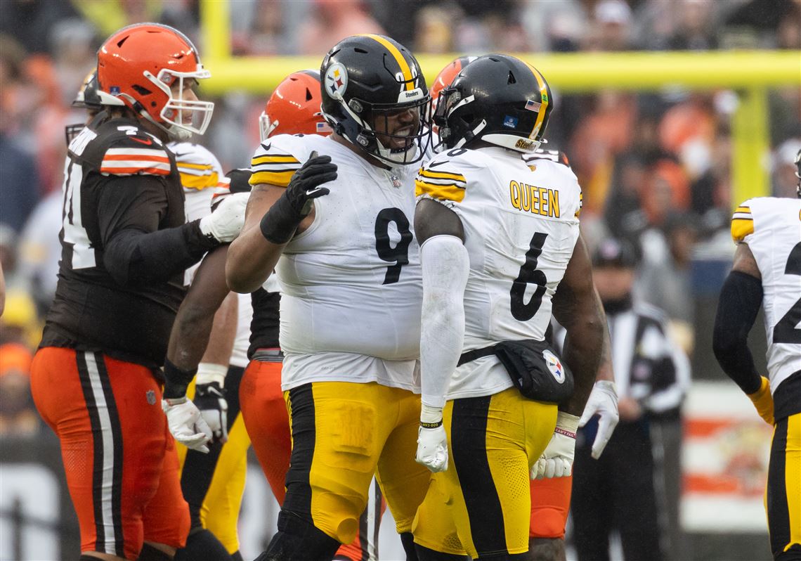 Impactful rookie Derrick Harmon, chatty Patrick Queen recipients of ...