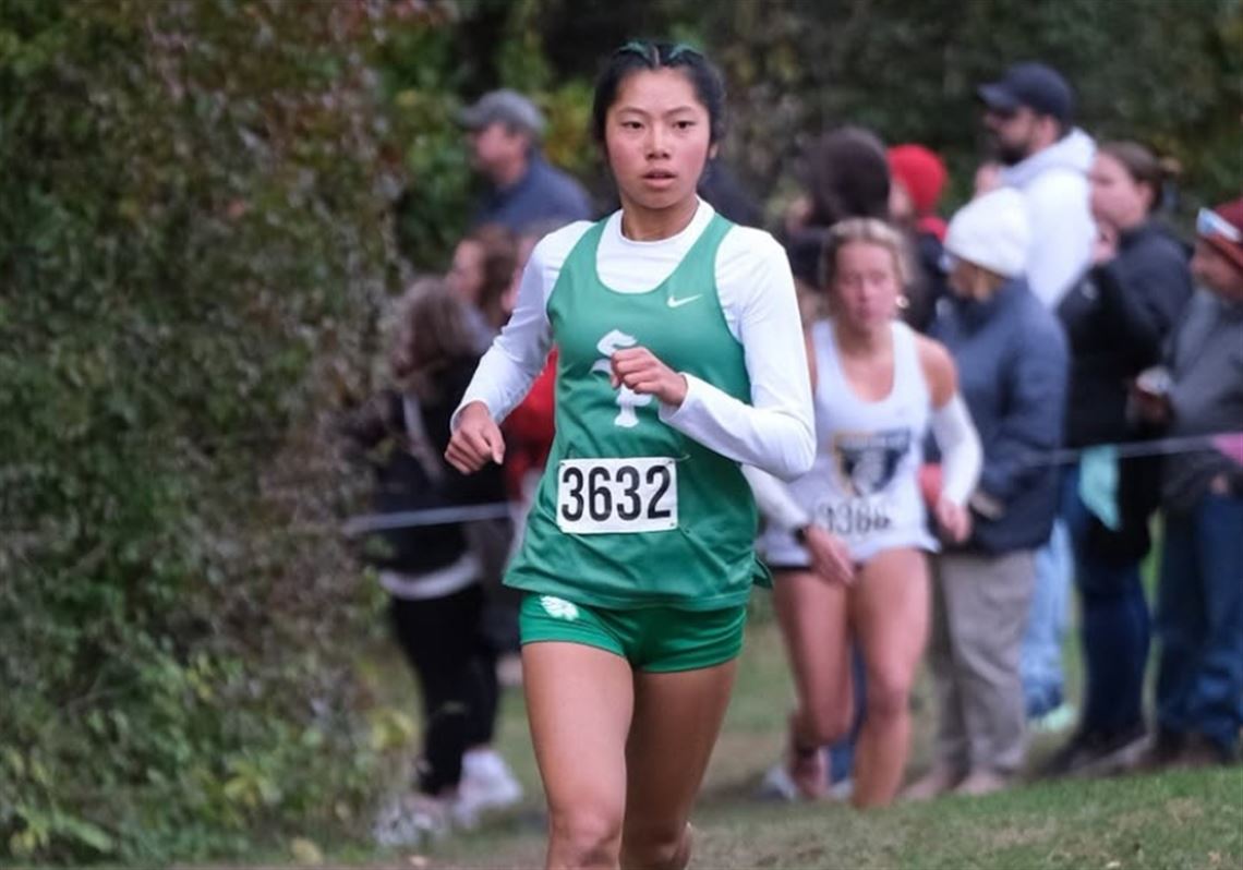 High school track and field notebook: South Fayette sophomore Angela ...