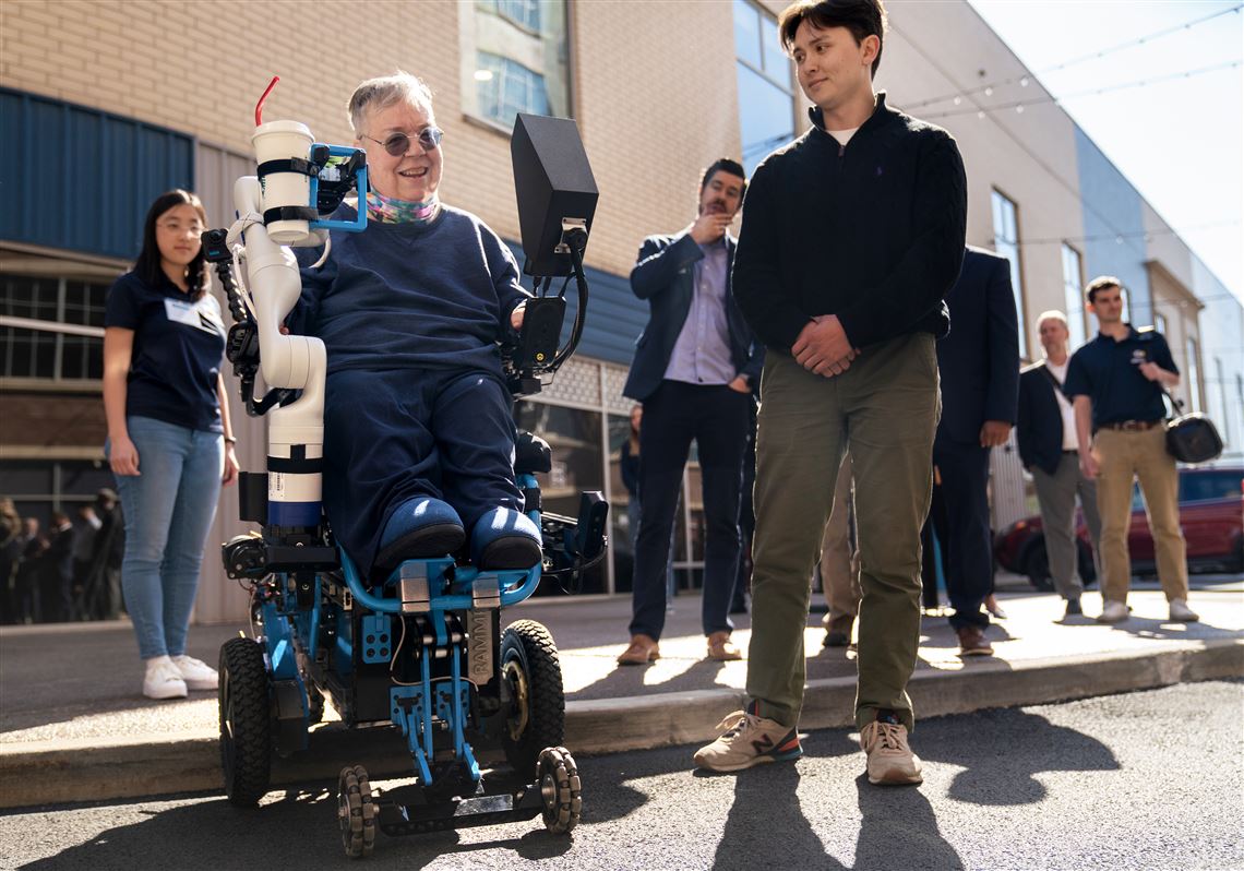 Pitt demos 1st prototype RAMMP project tasked with making wheelchairs ...